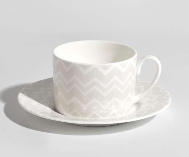 Missoni Zig Zag white tea cup